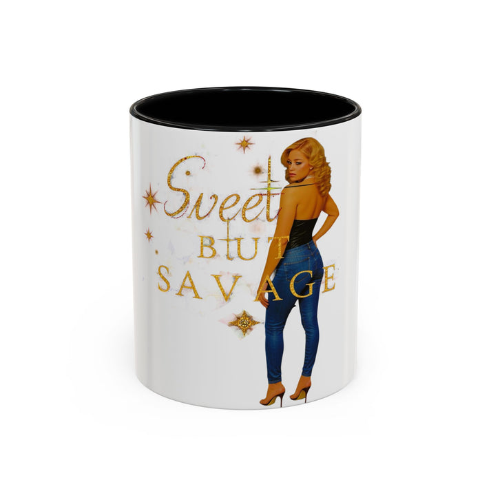 Sweet But Savage Accent Coffee Mug - Fun Gift for Coffee Lovers, Uniqu ...