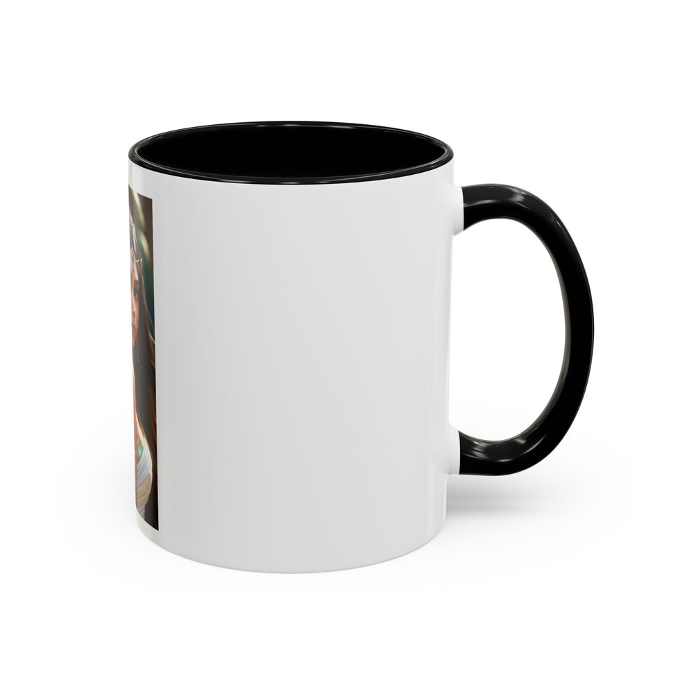Mystic Jewel Princess Coffee Mug — Elegant Feminine Art Ceramic ...